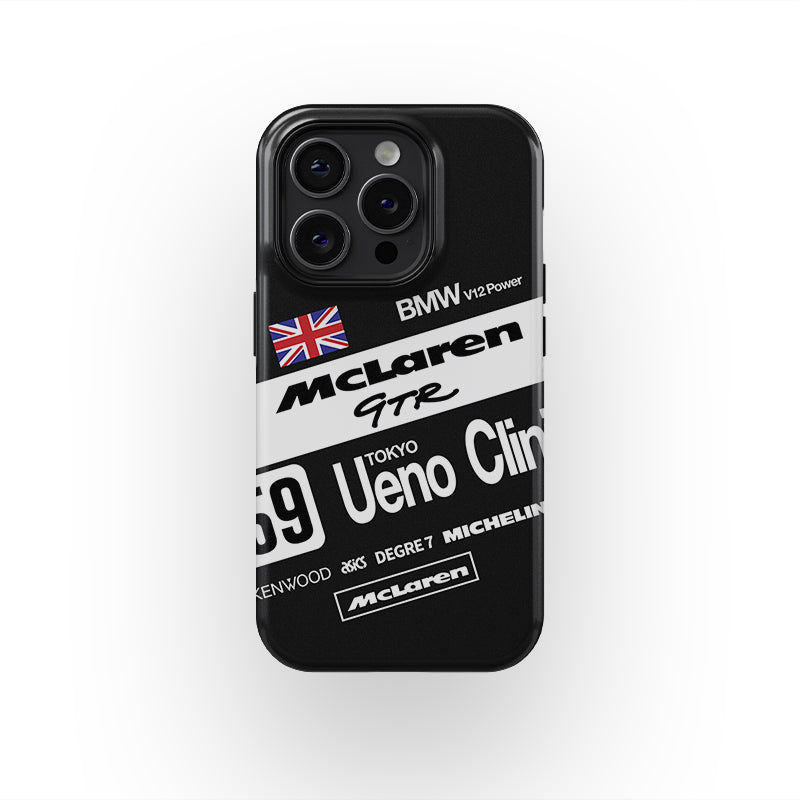 McLaren F1 GTR 1995 Le Mans Winner Ueno Clinic Livery Phone Case by DI ...