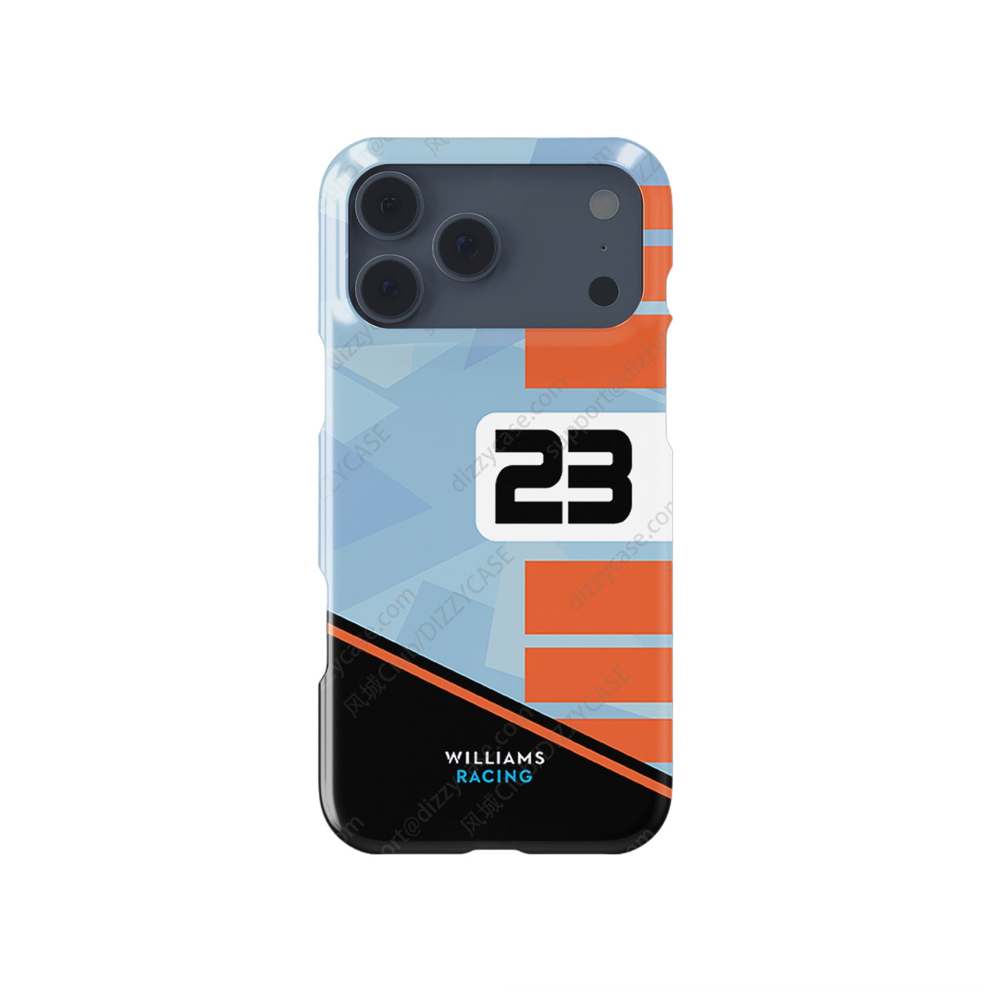 Williams Gulf Livery Alex Albon iPhone Case – Bold & Durable – DIZZY CASE