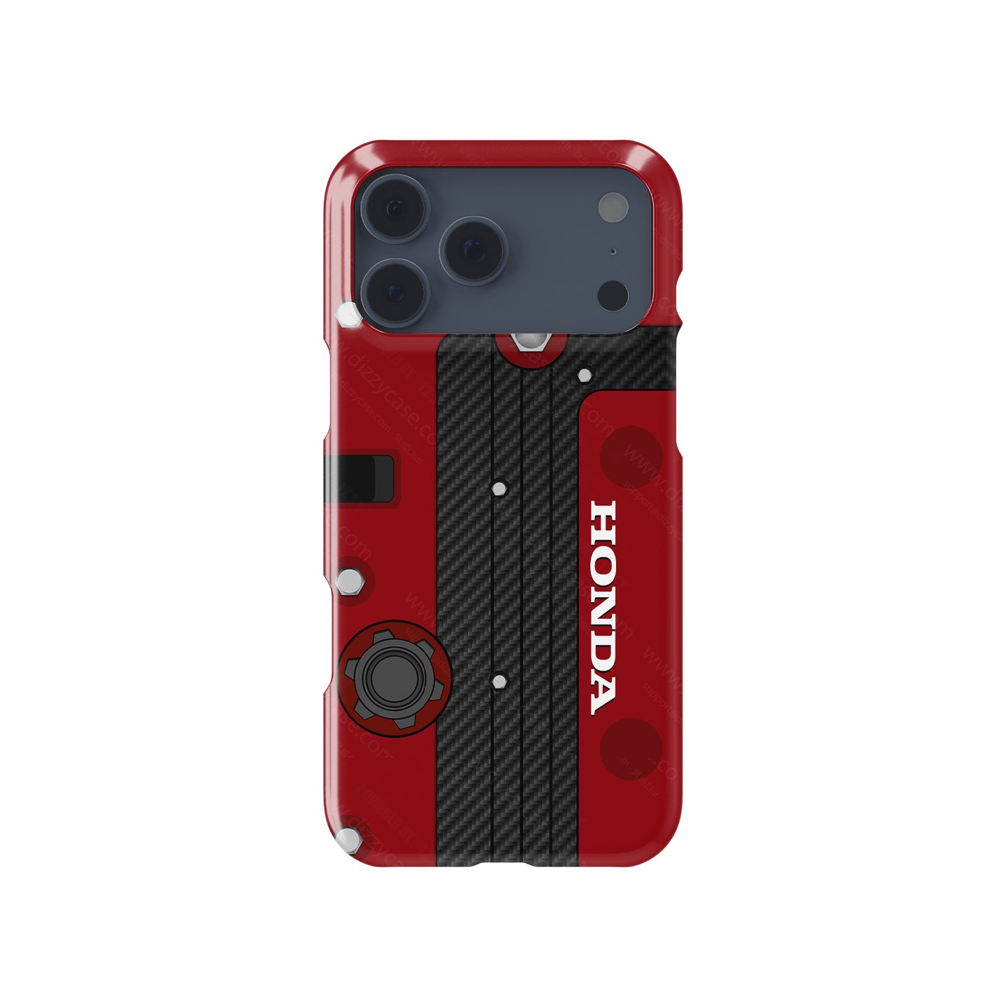 JDM Honda K20 Engine Phone Case | Bold Red Racing Style – DIZZY CASE